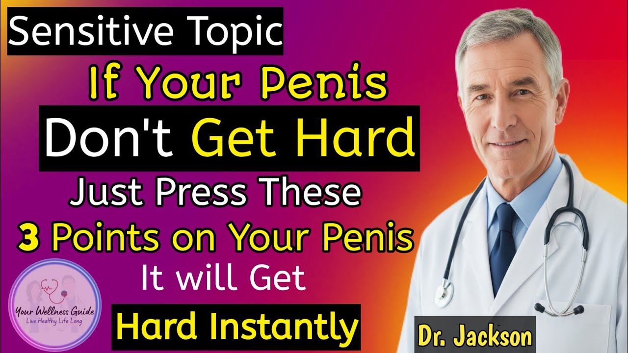 Men Over 60: Just Press 3 Points On Your Manhood And Wake Up Hard Every ...