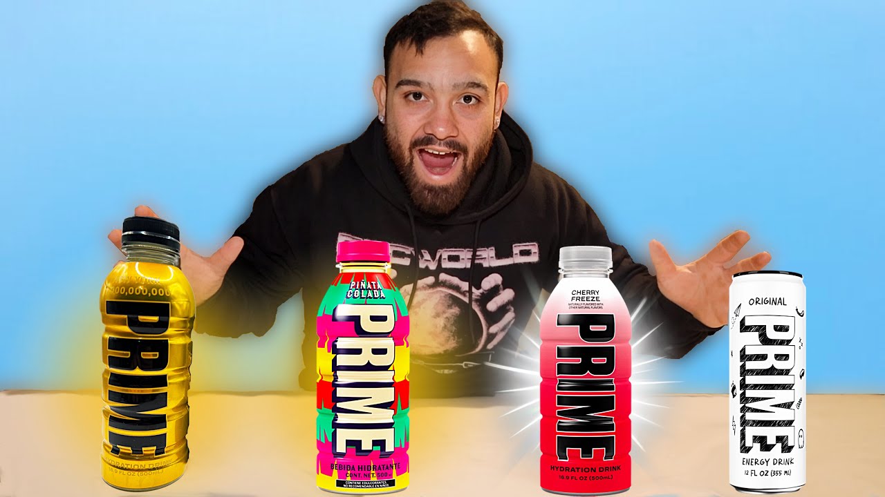 Trying The Rarest PRIME Flavors! (1 Billion Bottle, Piñata Colada ...