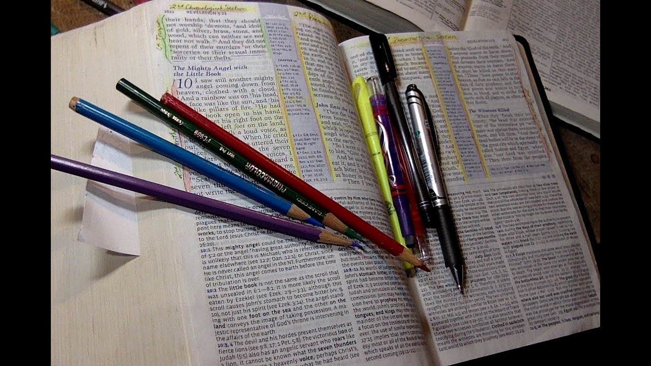 How to mark your Bible for Understanding and Context - YouTube