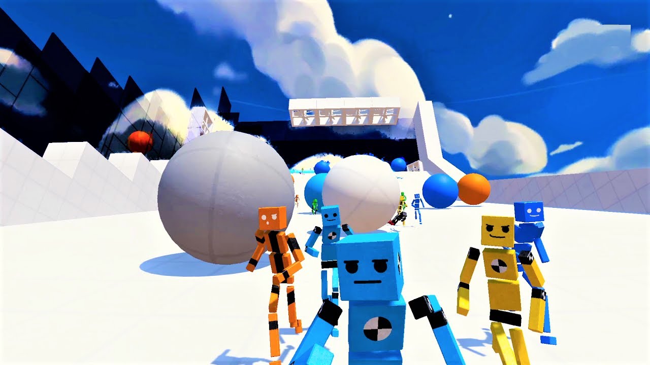 A ball rolling with the crowd | Fun with Ragdolls The Game #60 - YouTube