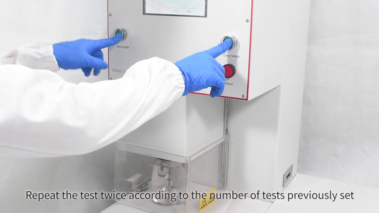 QINSUN G229B Hydraulic automatic bursting tester - YouTube