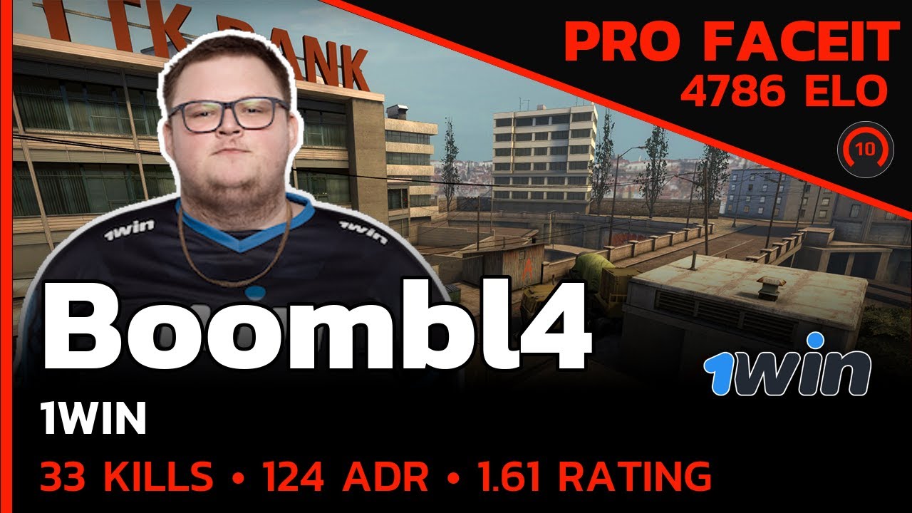 Boombl4 1WIN DOMINATES OVERPASS with 33 KILLS!🔥 (OVERPASS) FACEIT LVL ...