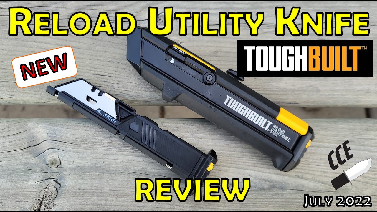 UNBOX & REVIEW the brand NEW - Toughbuilt Reload Utility Knife - with ...