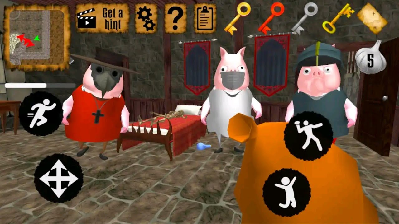 Piggy Doctor Neighbor Escape | Level 3 | Gameplay - YouTube