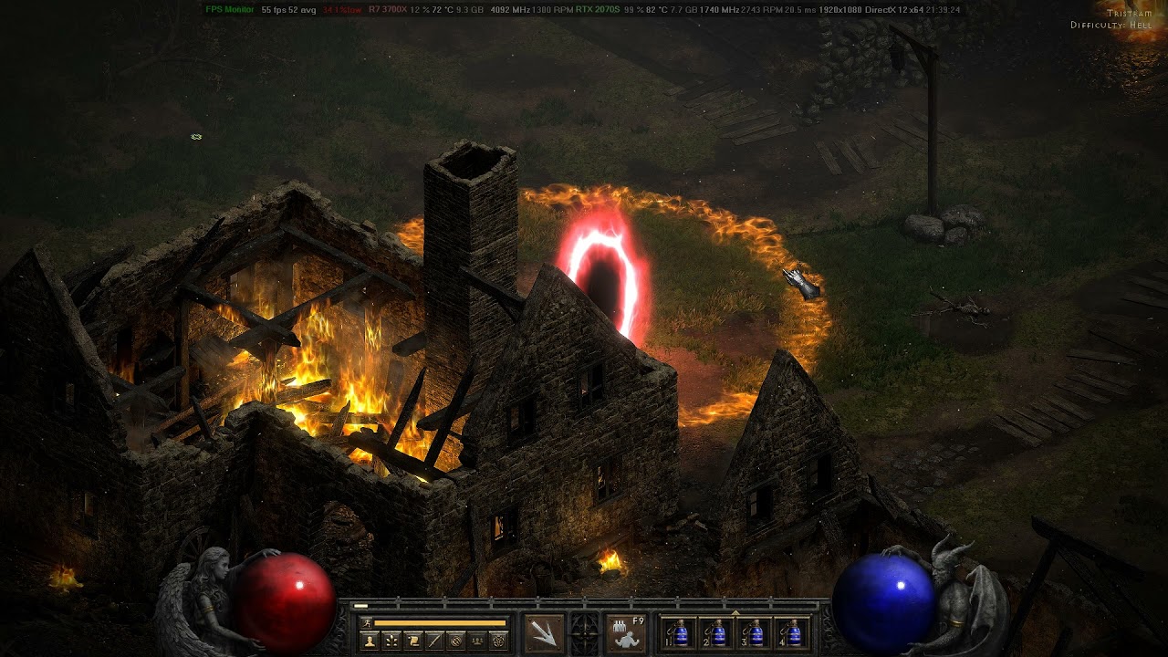 Diablo II Resurrected（單機Diablo Clone地表暗黑與UberTristram超級三王）1080P解析200%影像 ...