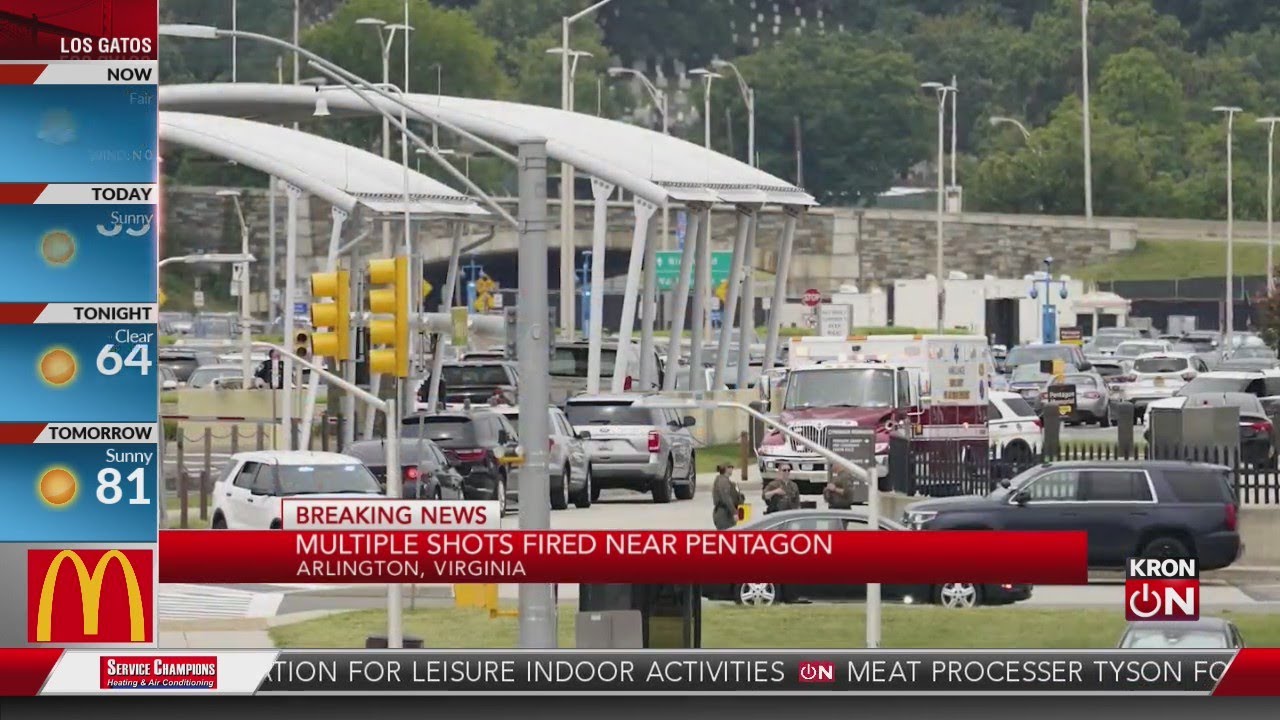 Multiple injuries as gunshots fired at Pentagon transit stop - YouTube