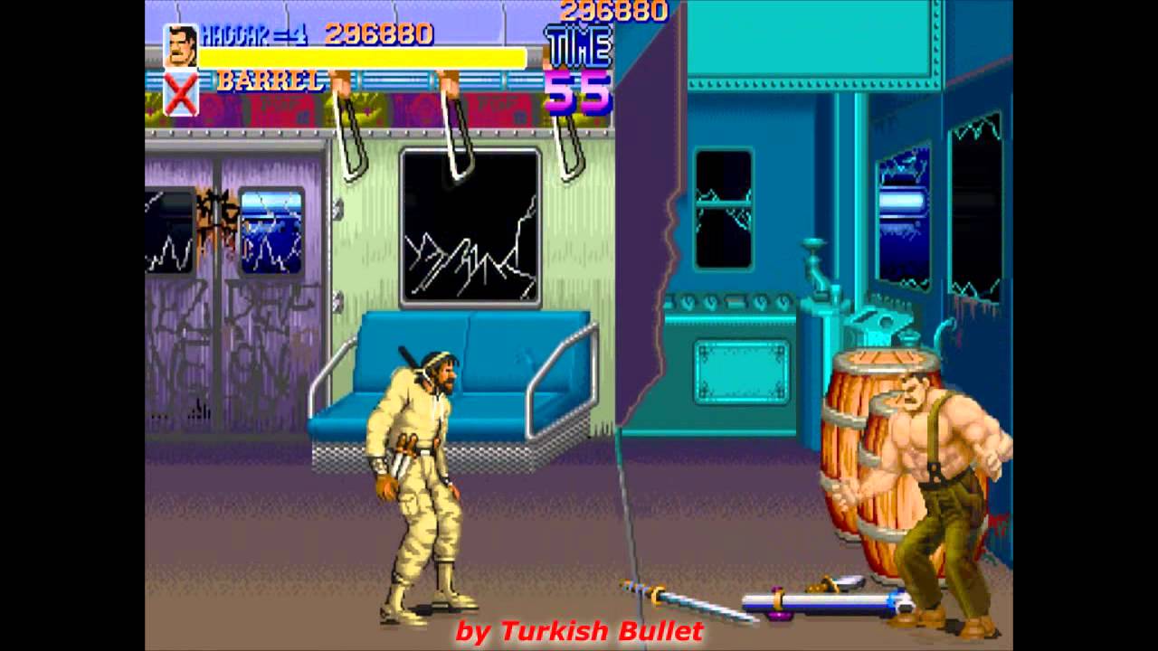 Final Fight (World) (Arcade) - (Round 2 - Subway Park | Hardest ...