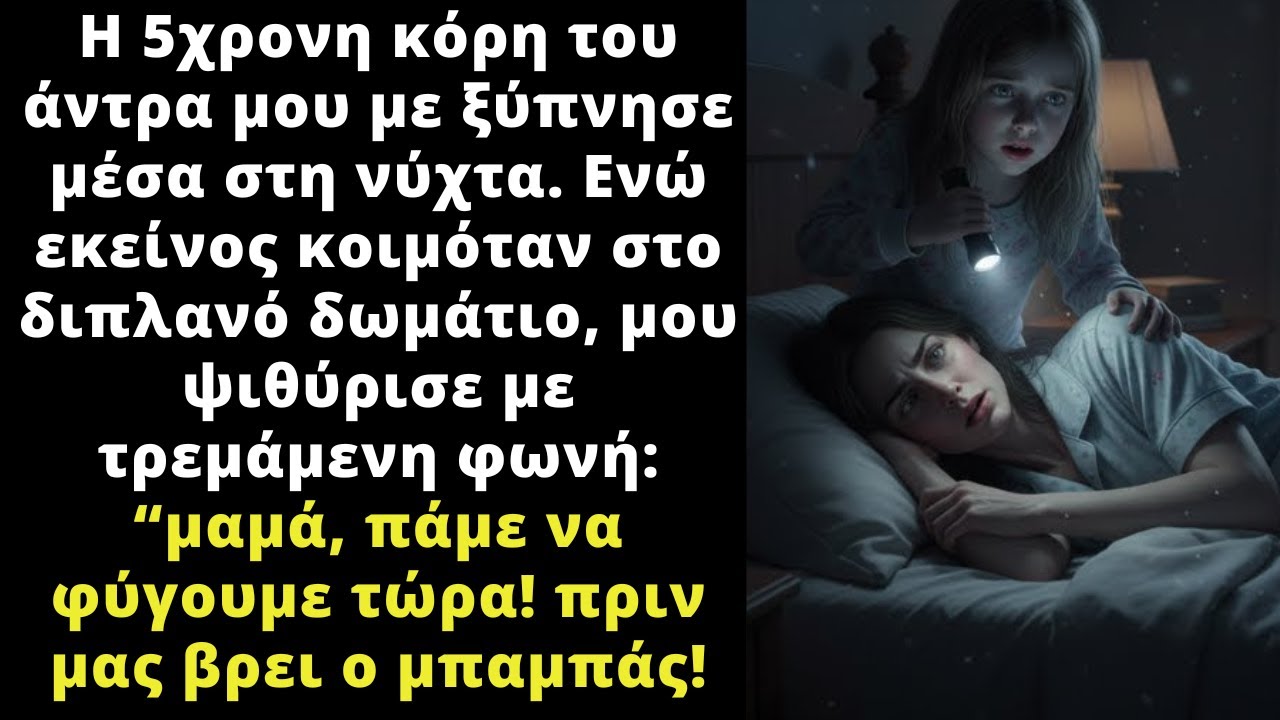 Η θετή μου κόρη ξύπνησε μέσα στη νύχτα και μου είπε μαμά πρέπει να ...