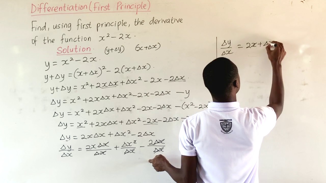 Calculus I ( Derivative From First Principle ) - YouTube