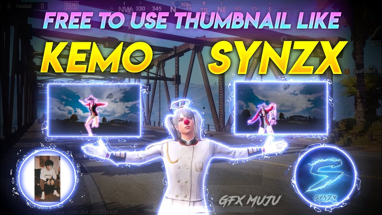 Free To Use Thumbnail Like @Kemo.. & @SynzX 🔥👑⚡🍻💮 - YouTube