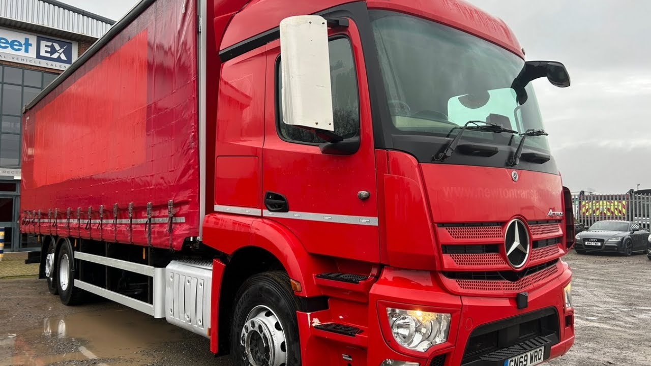 MERCEDES ACTROS 2532 *EURO 6* 26 TONNE CURTAINSIDE 2019 - GN69 WRO ...