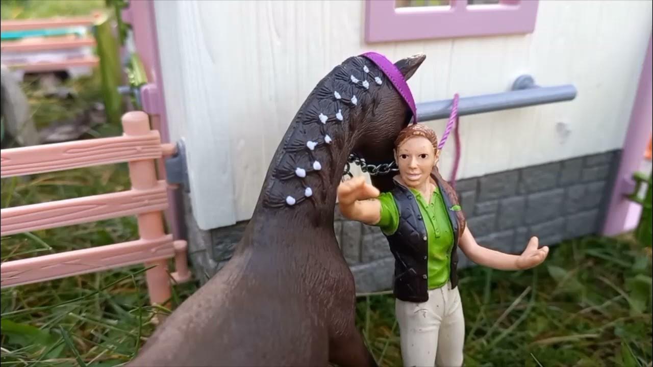 The stolen foal :. Episode 1 :. A new home :. a Schleich horse movie :. (Read description) - YouTube