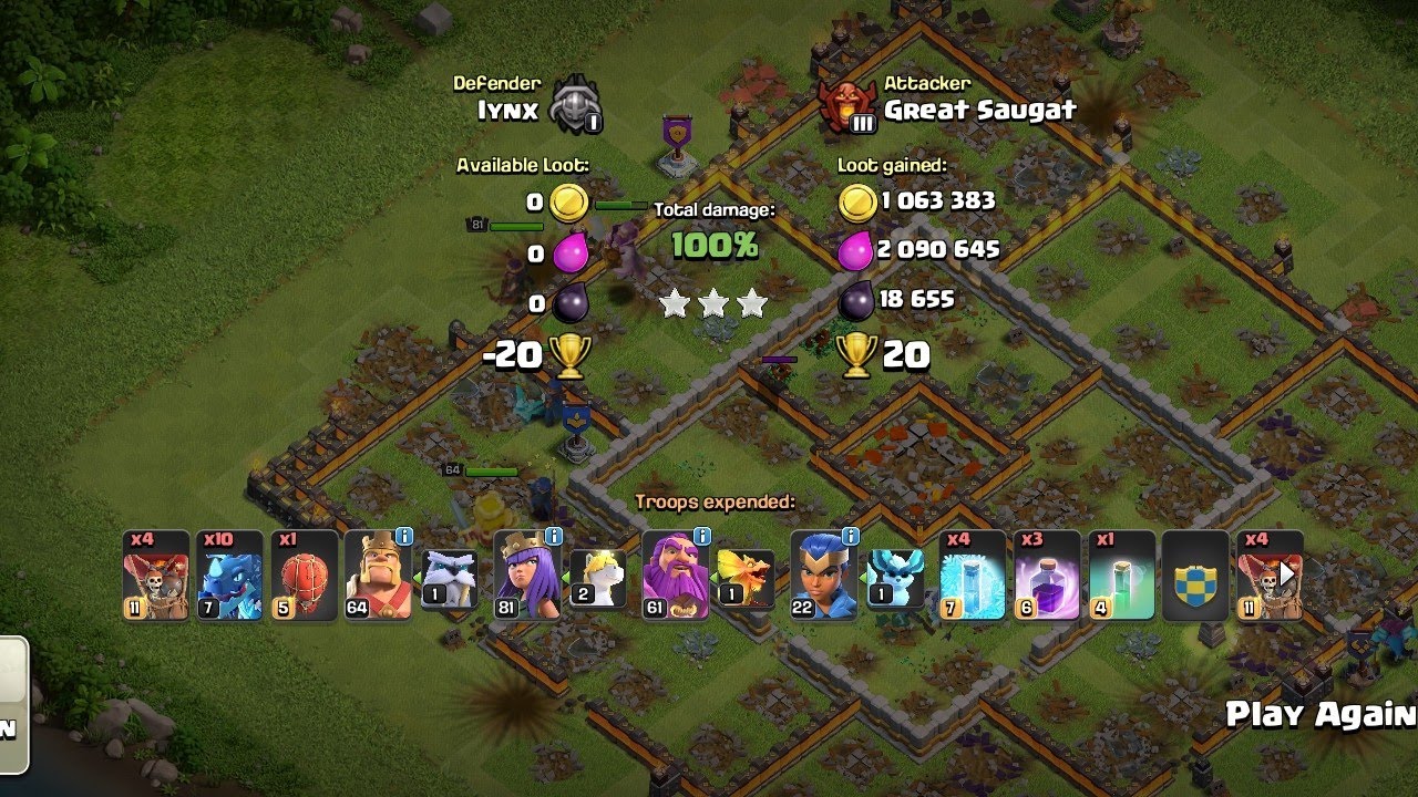 18 k dark elixir ☠️☠️ , playing coc after years ☠️ #coc #game #loot # ...