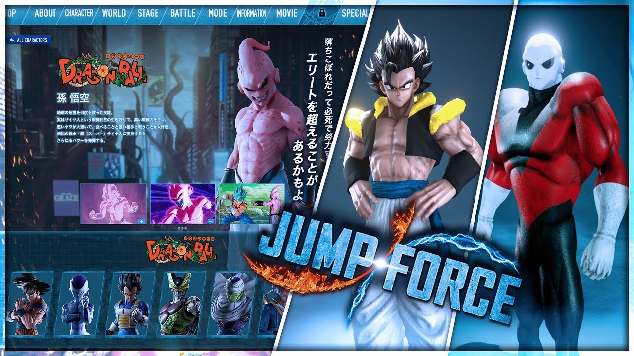 JUMP FORCE DLC The Next DRAGON BALL Z Characters | Top 5 Best Choices ...