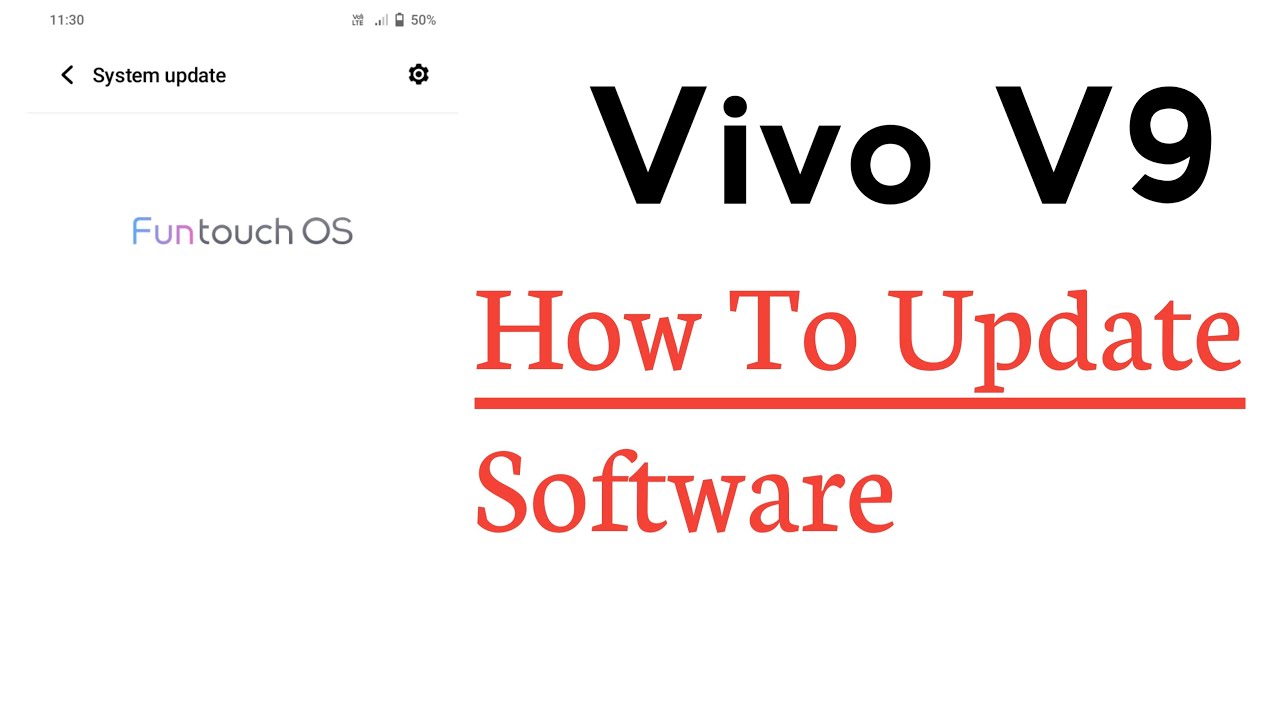 Vivo V9 How To Update Software - YouTube