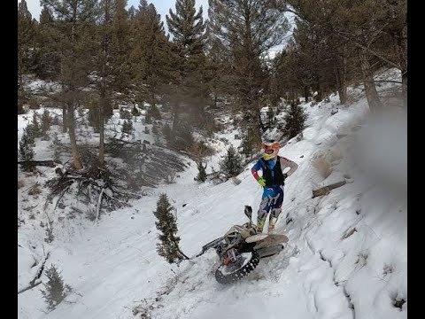 Spike Bikes - Studded Dirt Bike in Snow - GoPro Hero 8 - YouTube