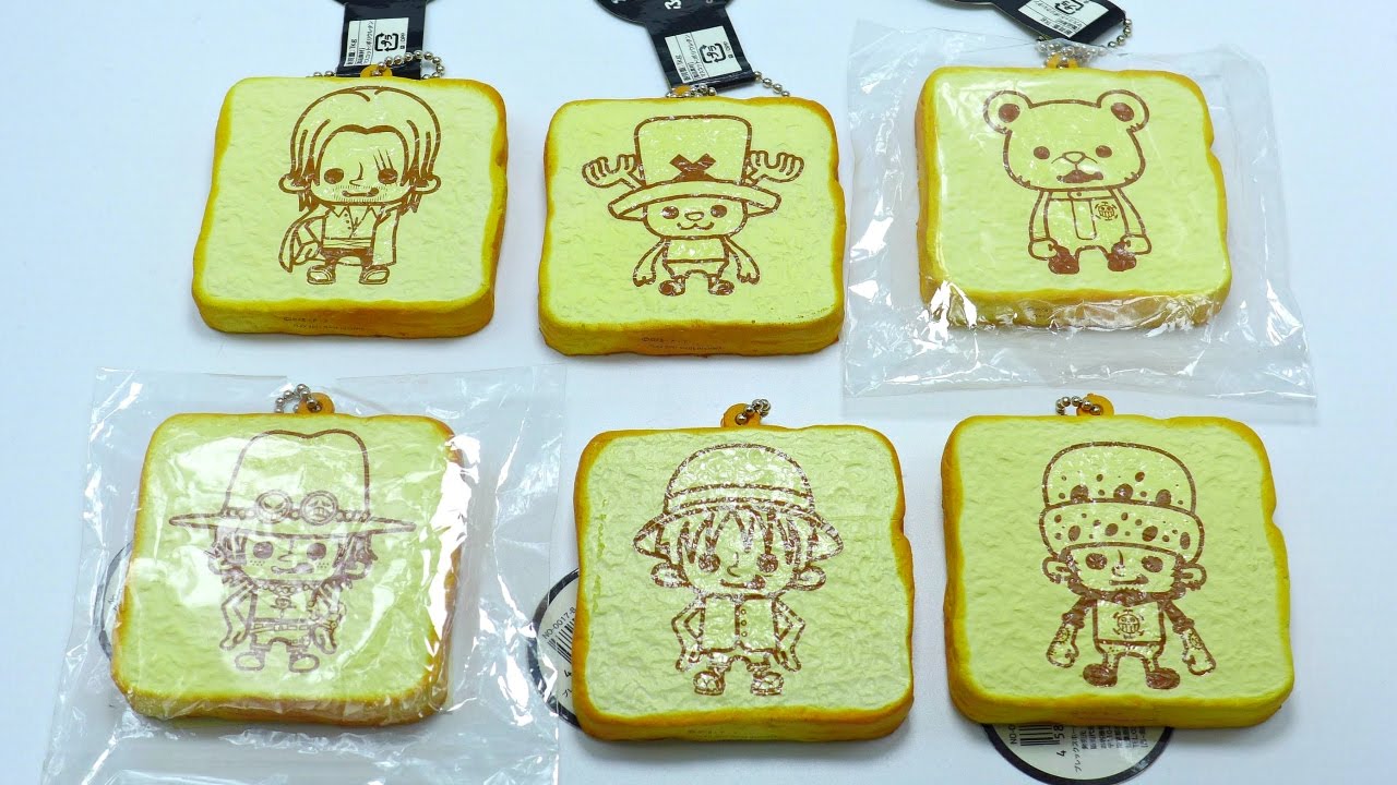 Mini One Piece Toast Squishy - YouTube