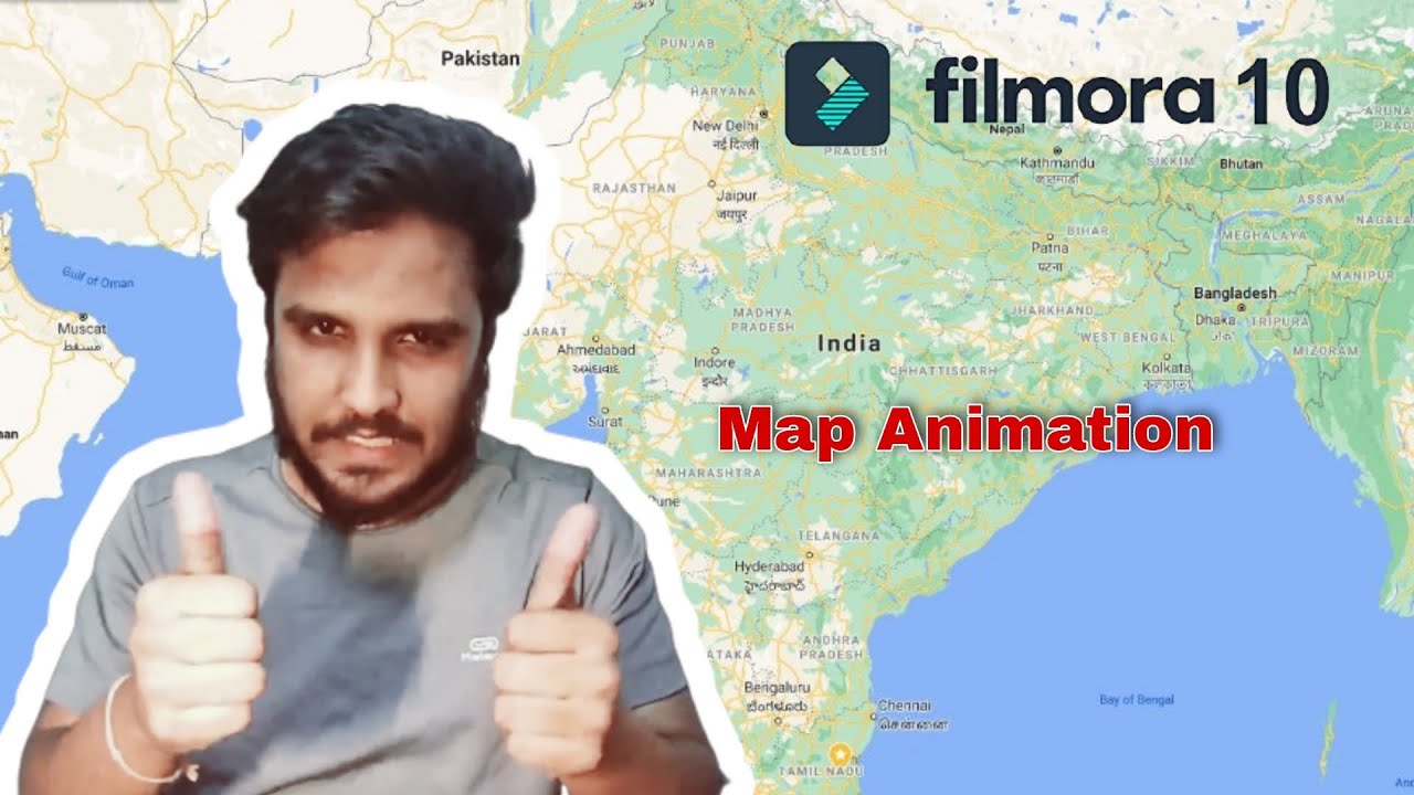 How to Make Map Animation Video in Filmora X | Deaf | Technical Hand ...