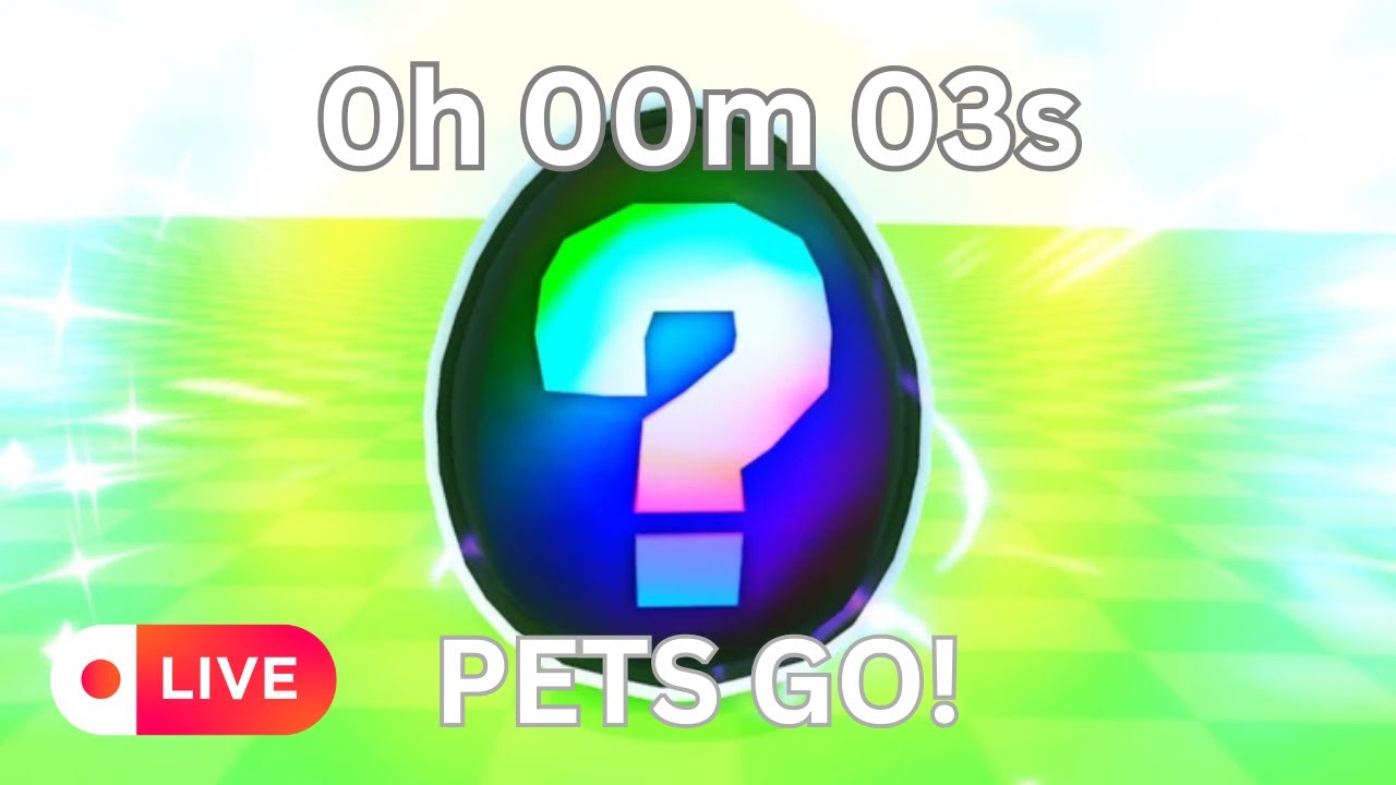 (🔴LIVE) Pet RNG/"PETS GO!" RELEASE COUNTDOWN!! & Giveaways Pet Sim 99 ...