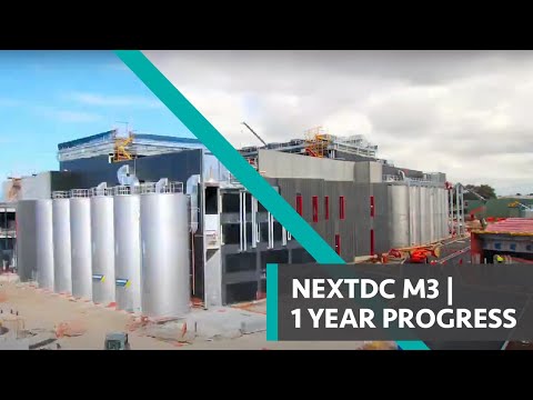 NEXTDC M3 - 1 Year Progress Update - YouTube