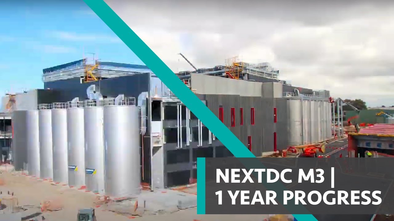 NEXTDC M3 - 1 Year Progress Update - YouTube