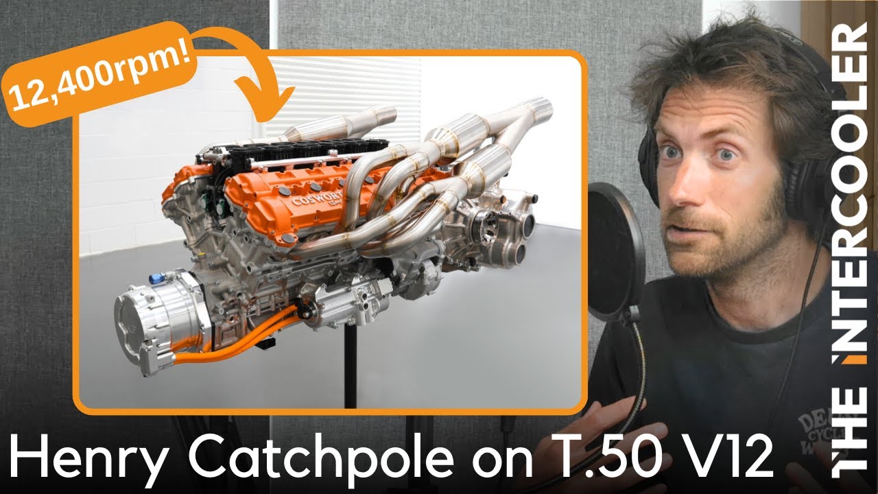 Henry Catchpole on the INCREDIBLE 12,400rpm GMA T.50 V12 engine - YouTube