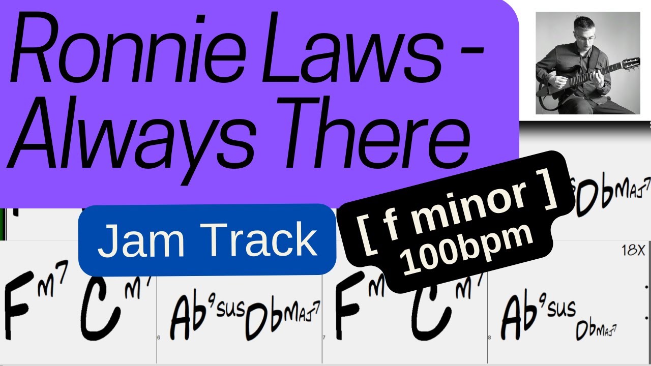 Always There [100bpm] fminor solo section jam track - YouTube
