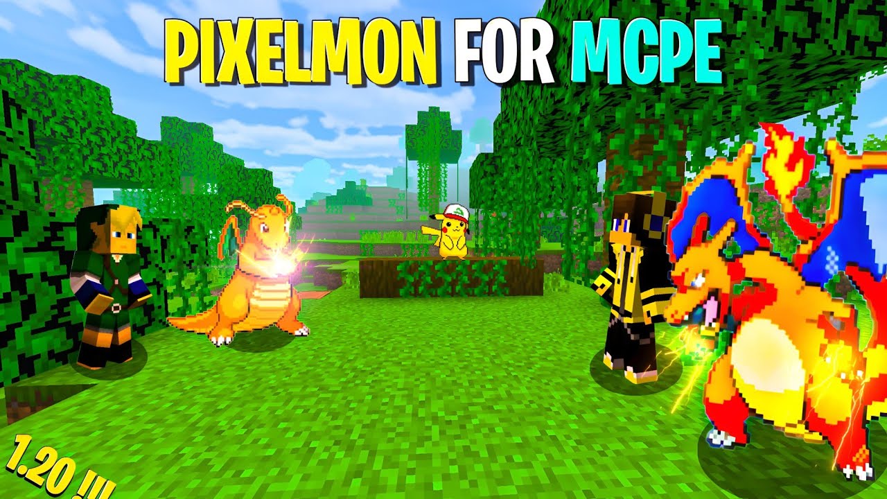 BEST POKÉMON Mod For MCPE || MINECRAFT (1.17-1.20) - YouTube