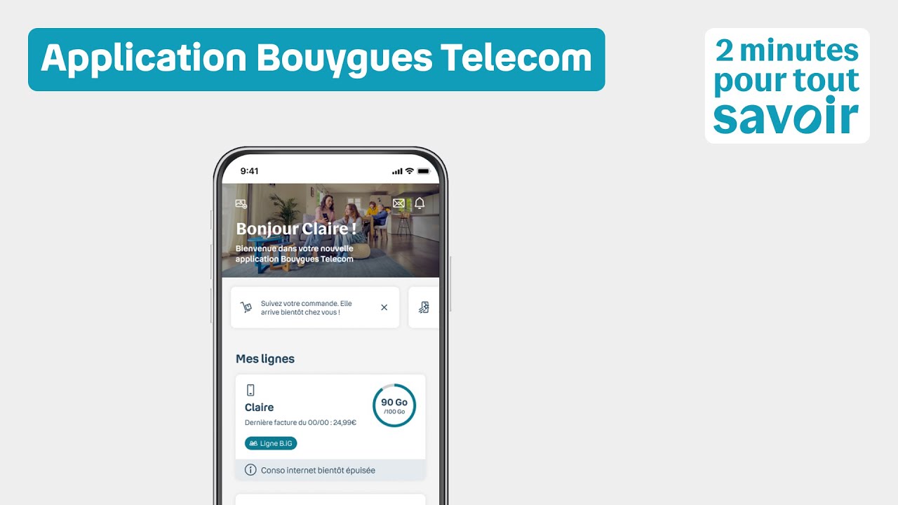 Présentation de l'application Bouygues Telecom | 2 minutes pour tout ...