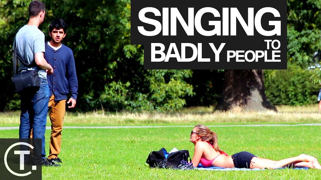 Singing Badly To People - YouTube
