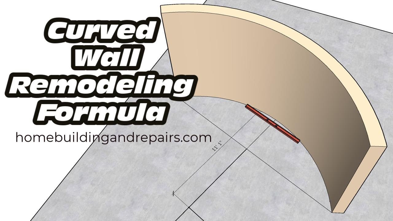How To Find The Inside Radius of An Existing Curved Wall - Construction ...