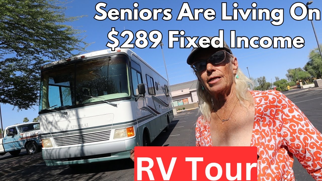 Day In The Life of Senior Living On $289 per Month In Her RV Life - YouTube