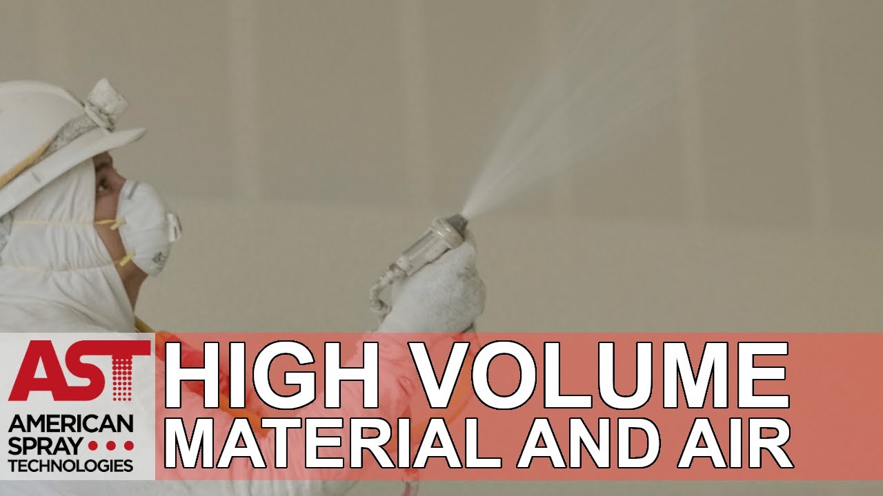 West Coast Drywall on AST's High Volume Texture Machines - YouTube