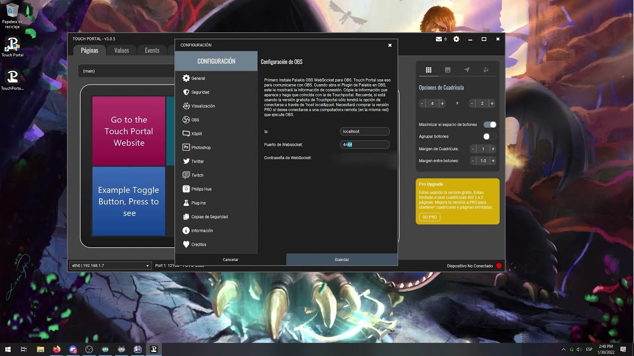 Guía completa de como instalar Touch Portal y explicación de las ...