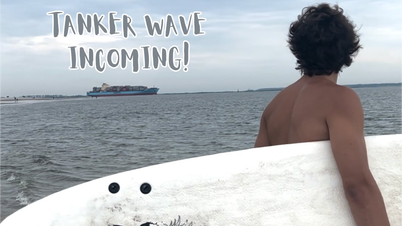 SURFING EPIC TANKER WAVES IN GEORGIA!?! - YouTube