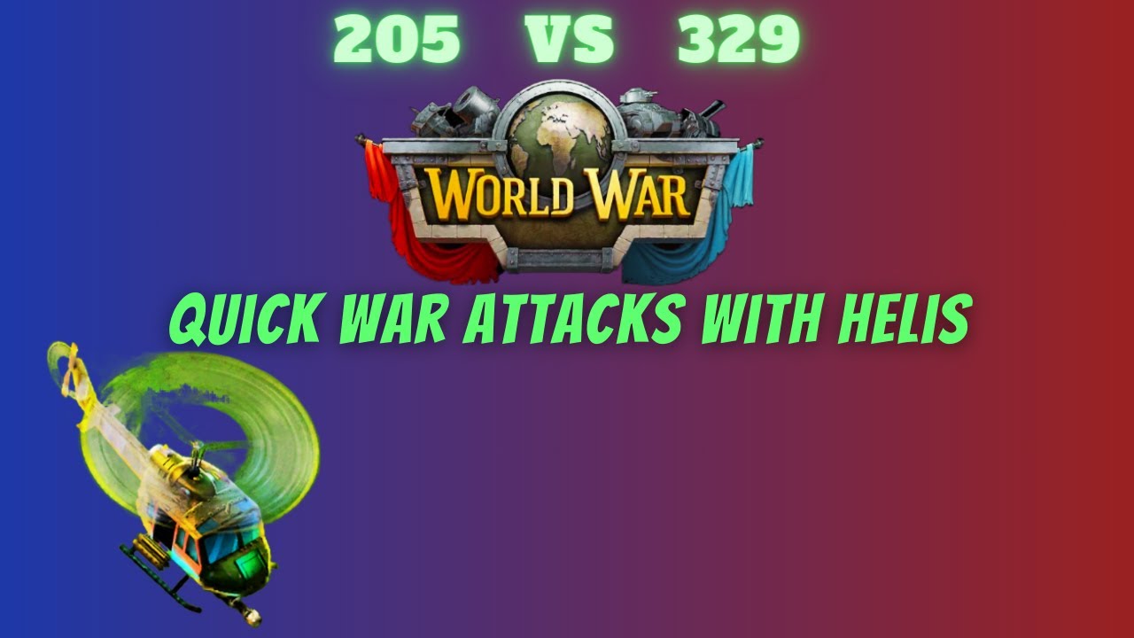 Quick war attacks with helis | Attack Helicopters | Paratroopers | Dominations Guide | Tips ...