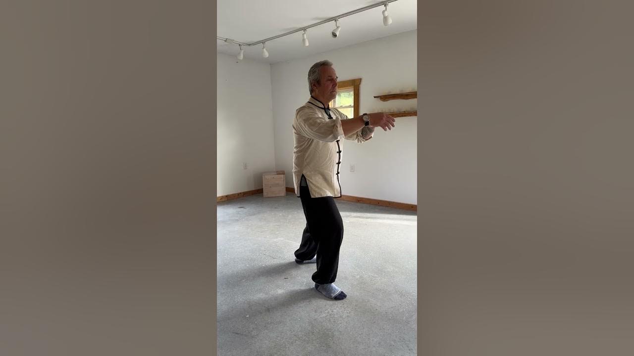Tai chi Grasp birds tail single form - YouTube