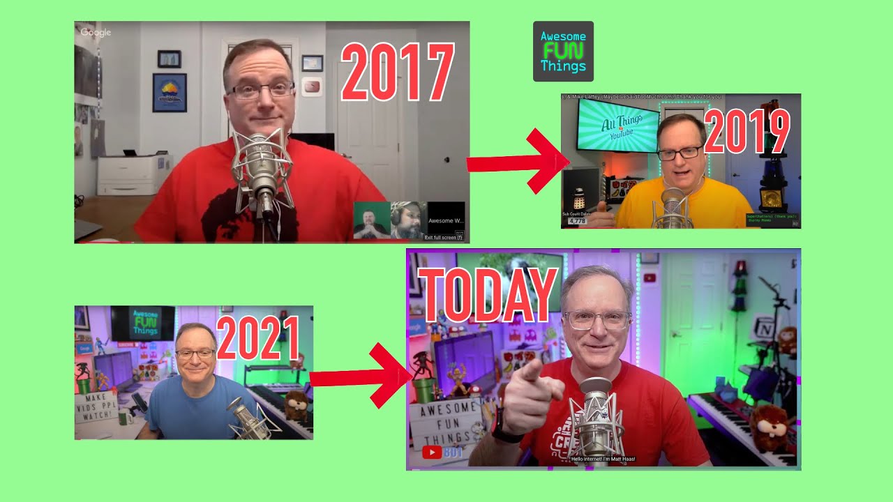 7-Years of YouTube Studio Upgrades! 🎬 - YouTube