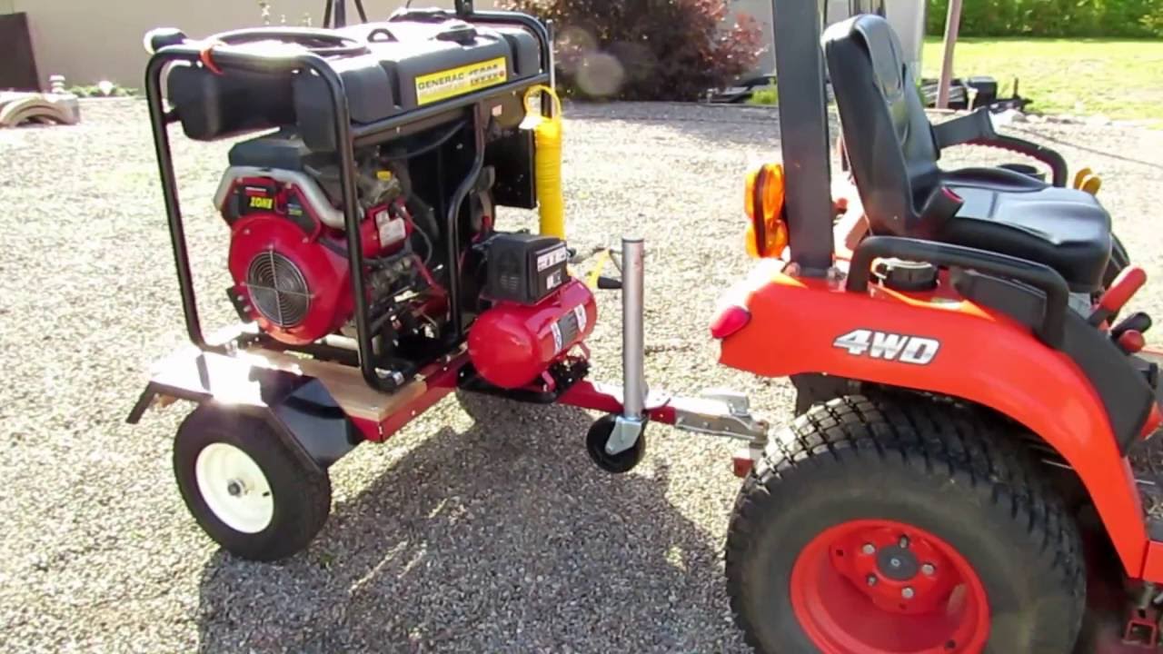 Building A Trailer For My Generator - YouTube