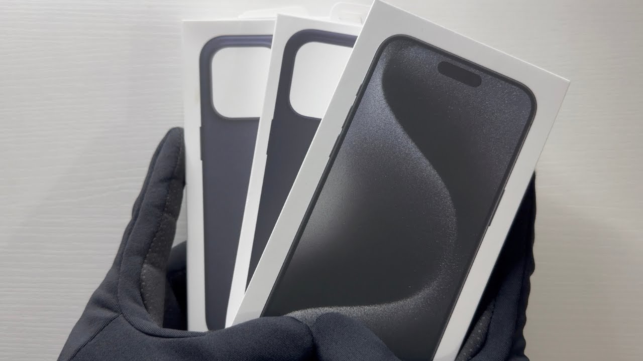 Unboxing iPhone 15 Pro Max Black Titanium & Camera Test 4K - YouTube