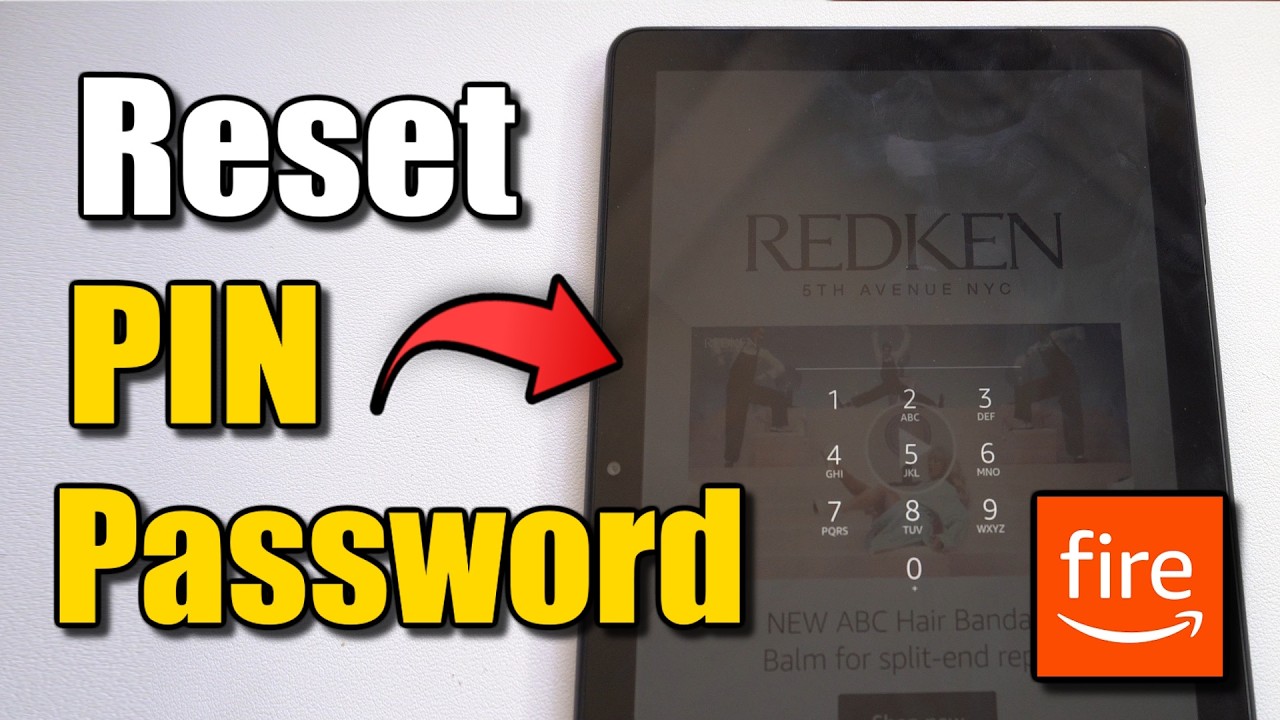 How to RESET if you Forgot PIN or Password on FIRE HD Tablet (Best ...