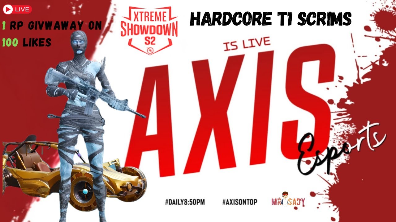 🎮 AXIS Esports Hardcore Scrims | The Ultimate 9 PM Battle #pubg #scrims ...