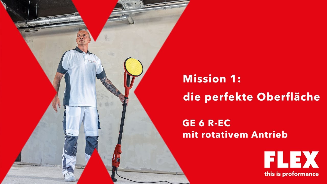Mission: Die perfekte Oberfläche FLEX GE 6 R-EC Giraffe®️ - YouTube