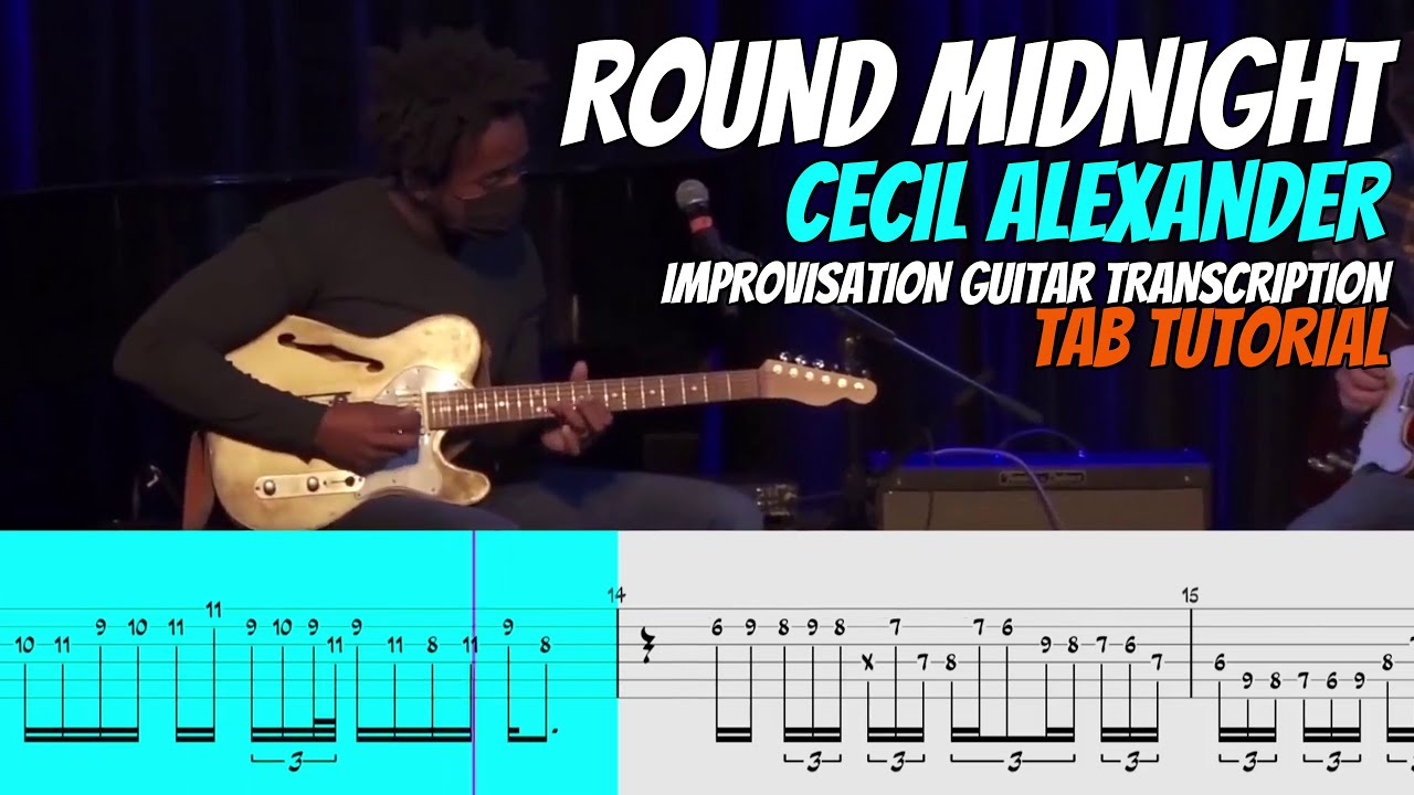 Cecil Alexander - Round Midnight - The Improvisations - Guitar Tab ...