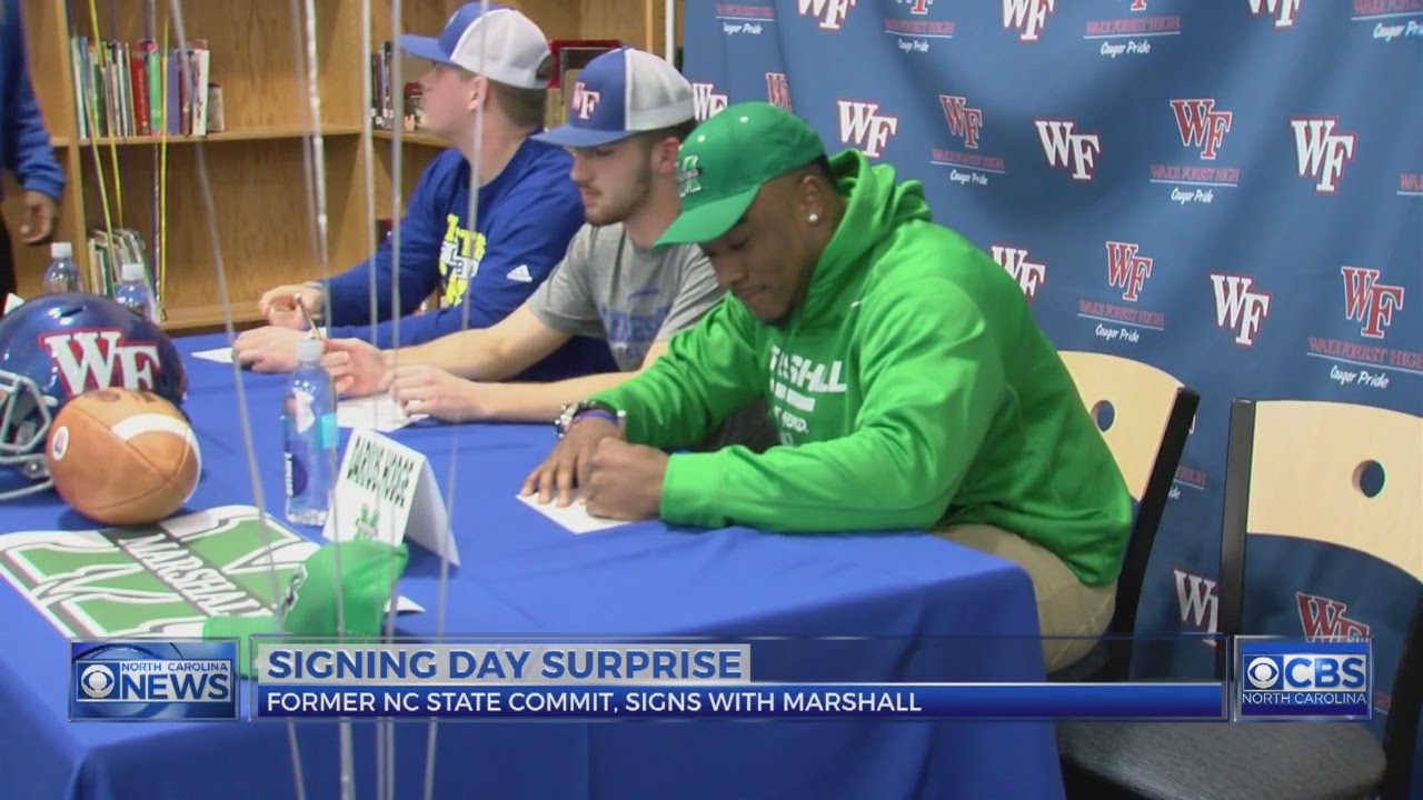 Athletes makes their pledges on National Signing Day - YouTube