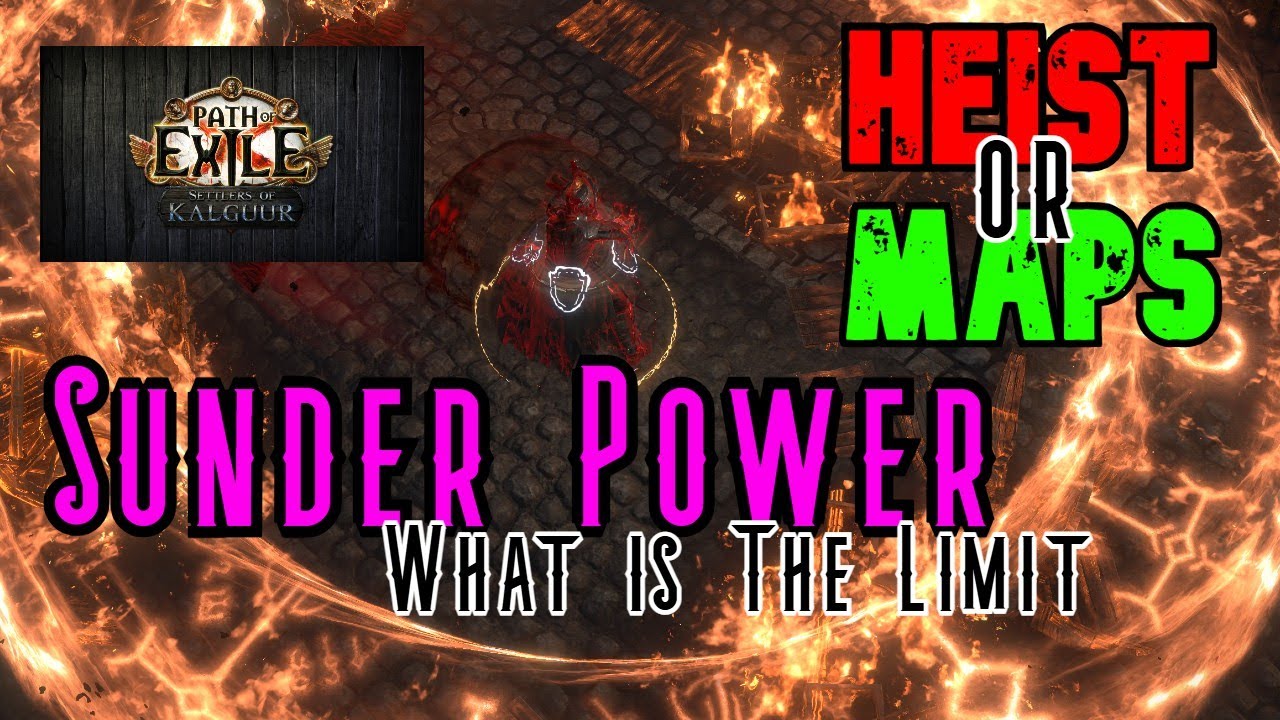 Path of Exile Sunder of Heist or Maps ???? #poe #heist #map #sunder # ...