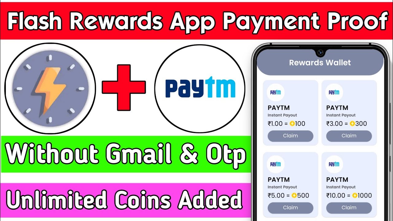 Flash Rewards App Payment Proof | Flash Rewards App Se Paisa Kaise ...