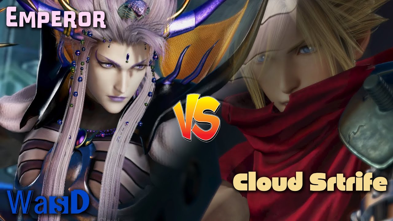 Dissidia Final Fantasy NT - Emperor vs Cloud - YouTube