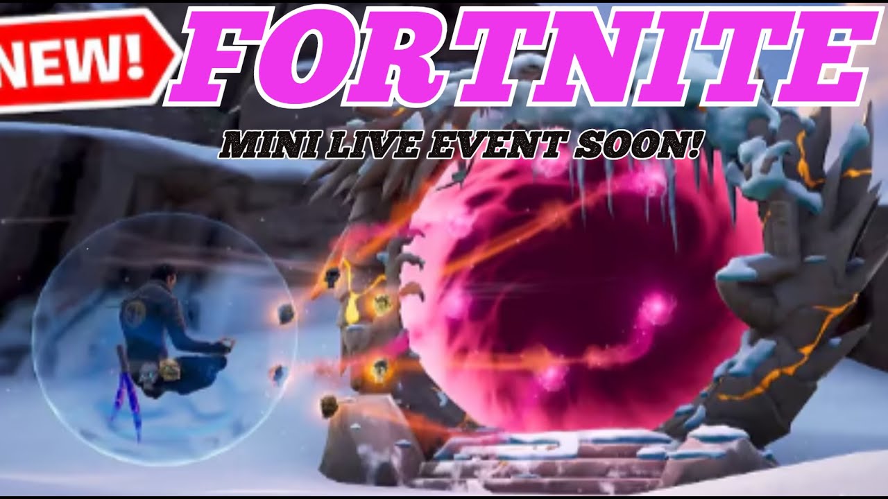 fortnite mini live event soon! - YouTube