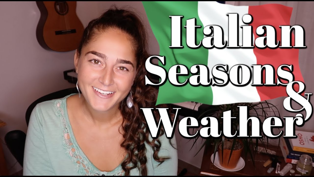 Italian Vocabulary & Phrases For WEATHER - YouTube